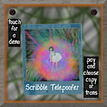 Second Life Marketplace - Scribble Telepoofer